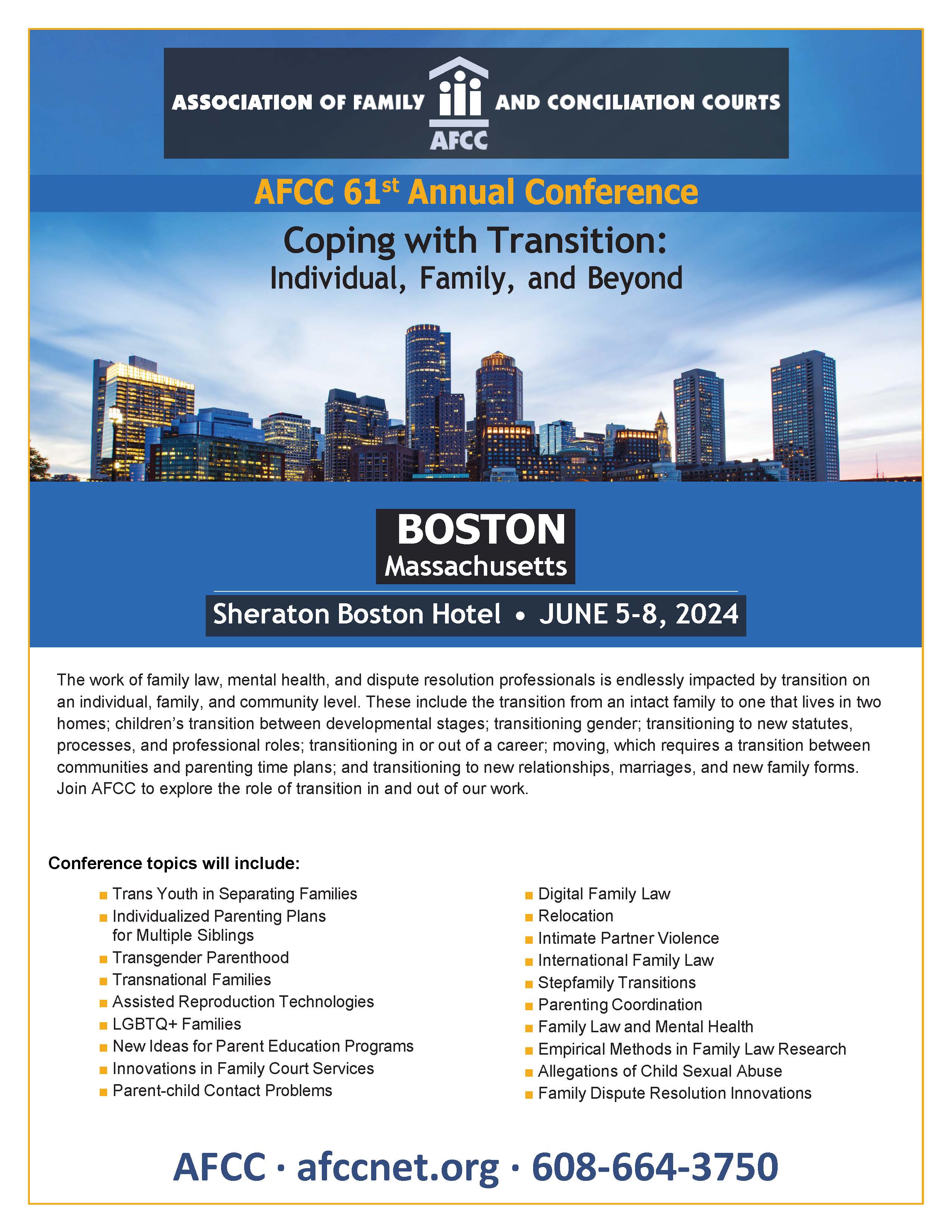 Association of Family and Conciliation Courts > Conferences & Training ...