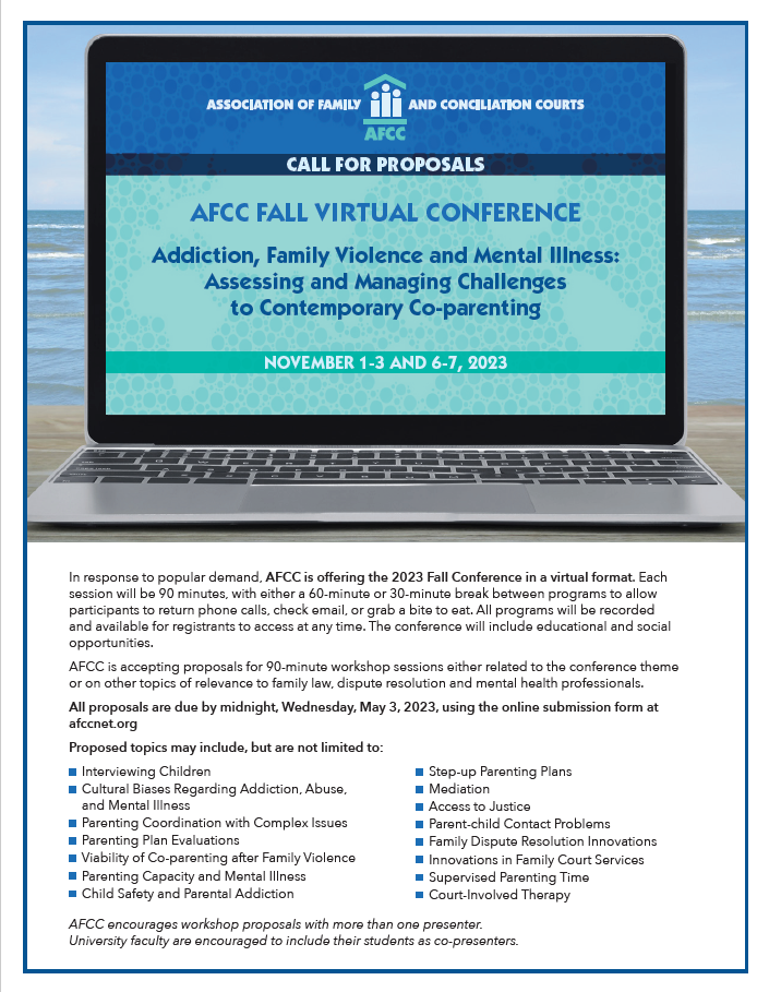 Association of Family and Conciliation Courts > Conferences & Training ...